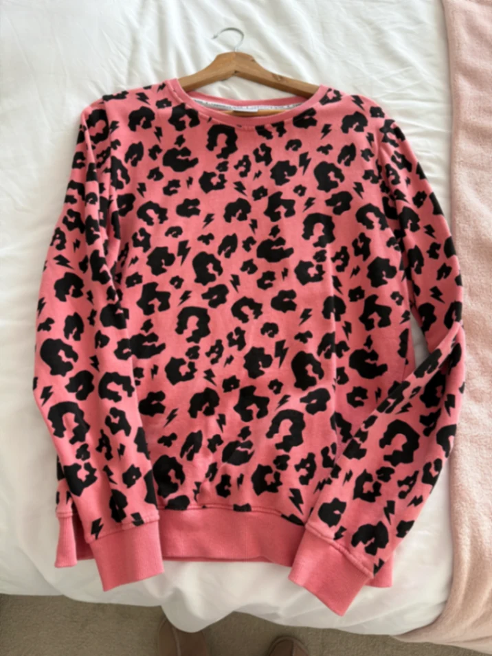 Coral Leopard Sweatshirt